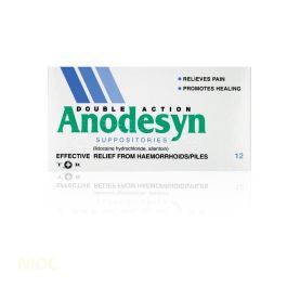 Anodesyn Suppositories 12
