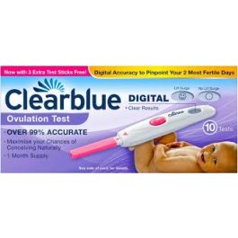 Clearblue Ovulation Test Kit Digital Ovulation 10 Digital Ovulation