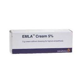 Emla numbing cream 5% 5g