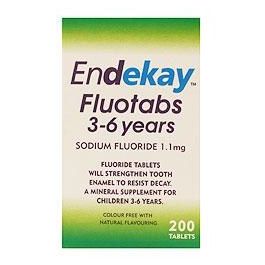 Endekay Fluotabs 3-6 Years 200