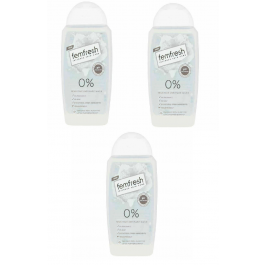 Femfresh 0% Wash For Sensitive Skin 3x250ml