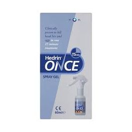 Hedrin Once Gel Spray 60ml