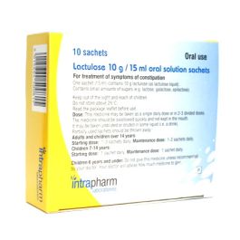 Lactulose 10 g/ 15 ml oral sachets 10