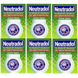Neutradol Continuous Deodorizer Super Fresh Gel - 6 PACK