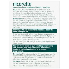 Nicorette Microtab Original 2mg 100