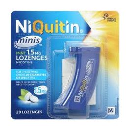 Niquitin Minis Lozenges, Mint 1.5mg 20