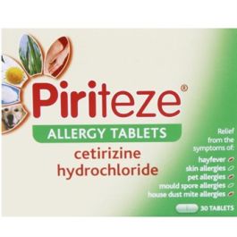 Piriteze Allergy Tablets One-a-day 30