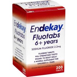 Endekay Fluotabs 6+ Years 200
