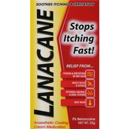 Lanacane Medicated Cream Tube 30g