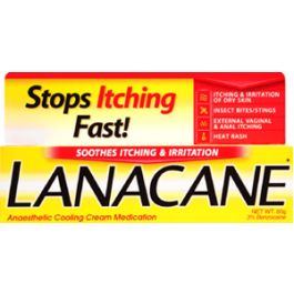 Lanacane Medicated Cream Tube 60g