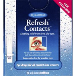 Refresh Contacts Unit Vials 0.4ml 20 Unit Vials